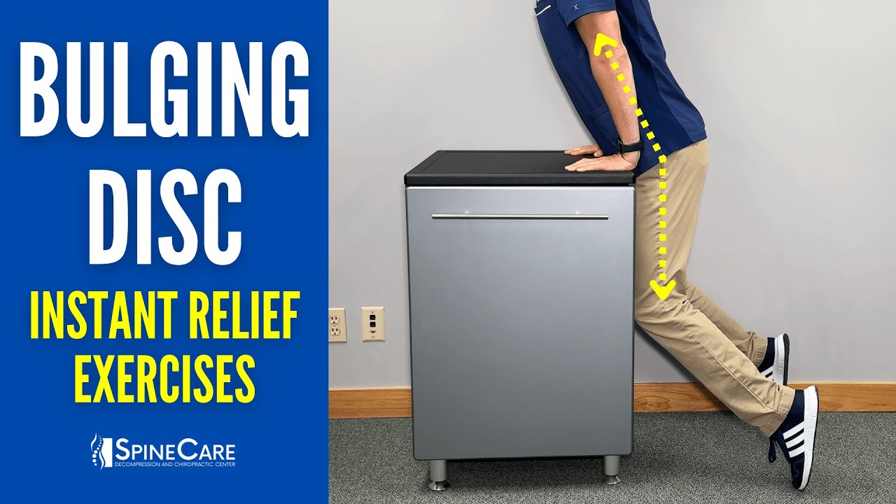 Best Exercises to Decompress a Bulging Disc (for INSTANT RELIEF) - YouTube