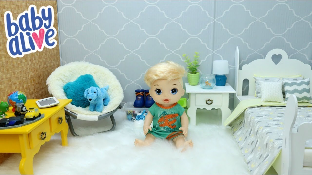 BABY ALIVE MENINO JUSTIN PEDIU UM QUARTO NOVO - YouTube