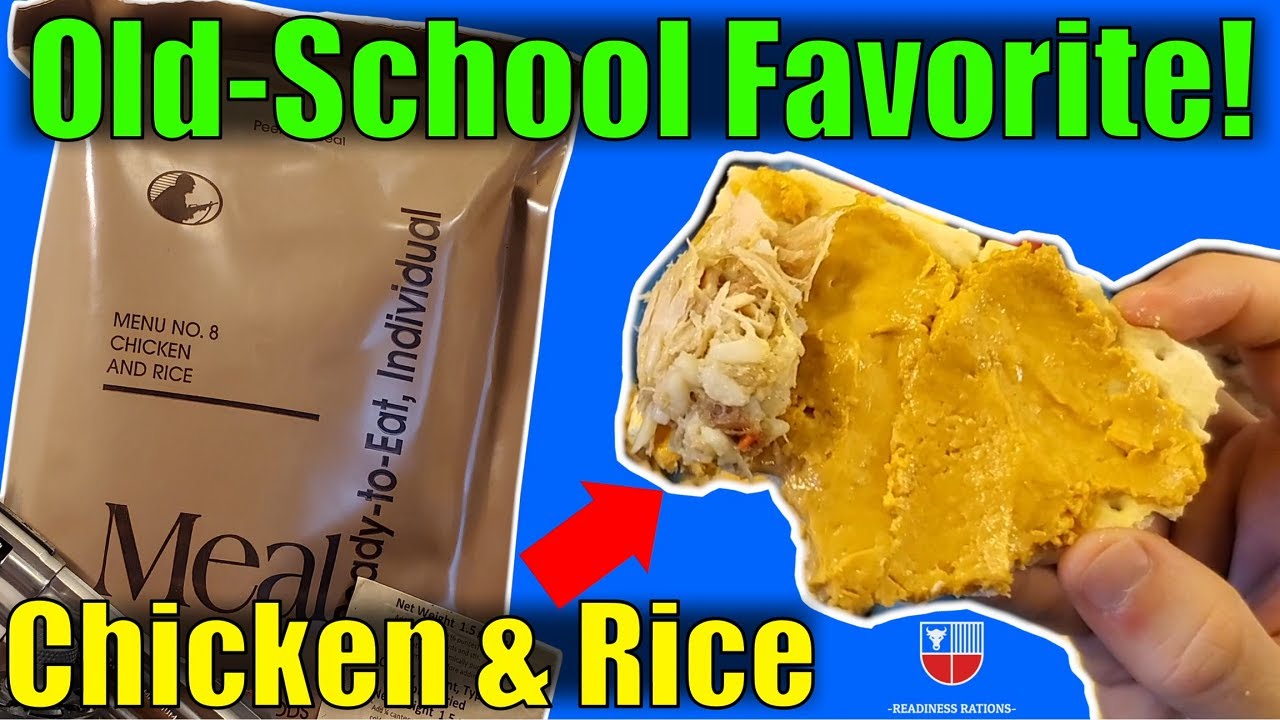Chicken & Rice MRE Review (BRING IT BACK!) Vintage 1996 US Military ...