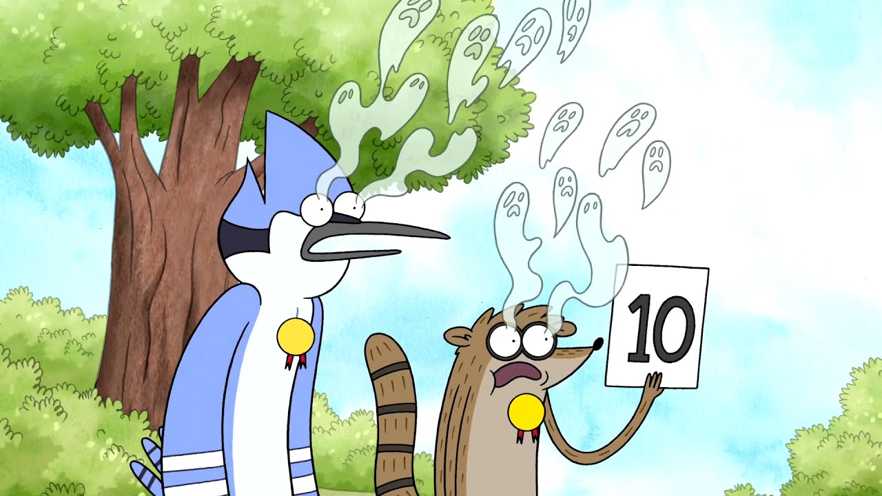 Regular Show - Mordecai And Rigby Giving Everyone A Perfect Score - YouTube