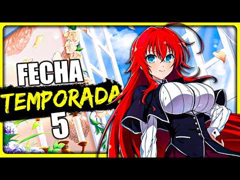 WHEN does the 5th season of HIGH SCHOOL DXD come out?