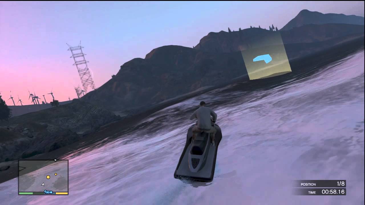 GTA 5 JET SKI RACE GAMEPLAY - YouTube