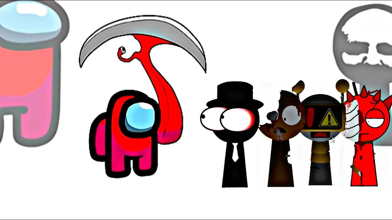 Mini Crewmate Kills Sprunki Phase 3 Characters | Among Us Hollow things ...