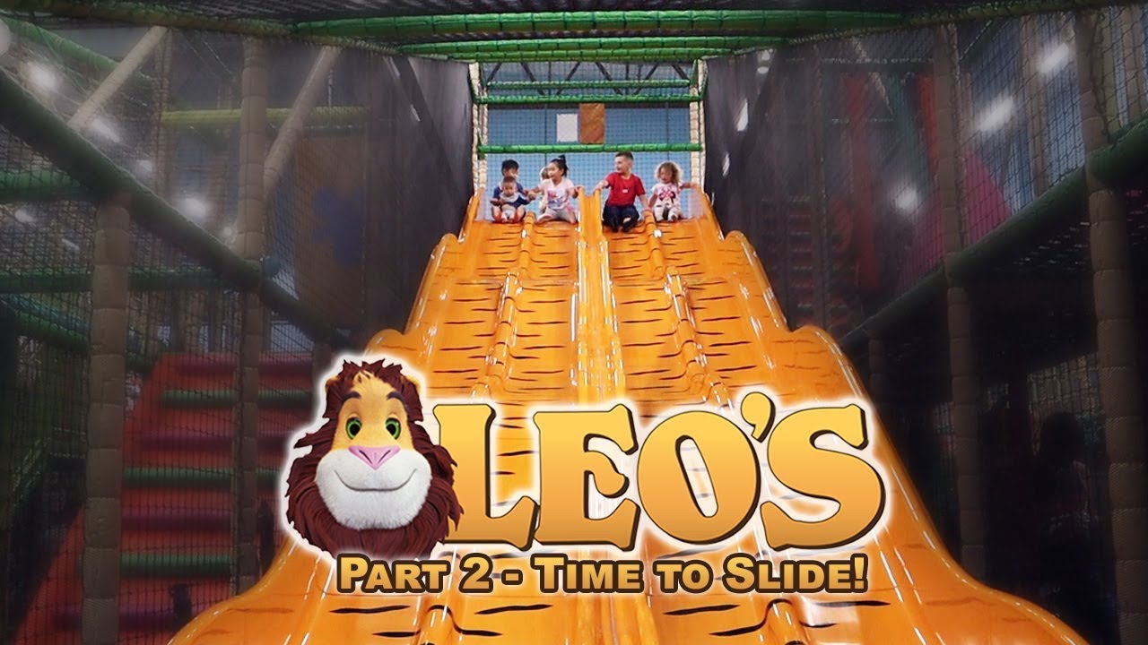 Fun indoor Playground at Leo's Lekland part 2 - Time to slide! - YouTube