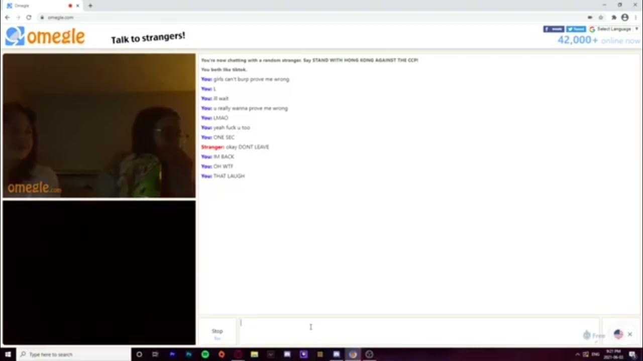 Girl Burps Loud On Omegle Youtube
