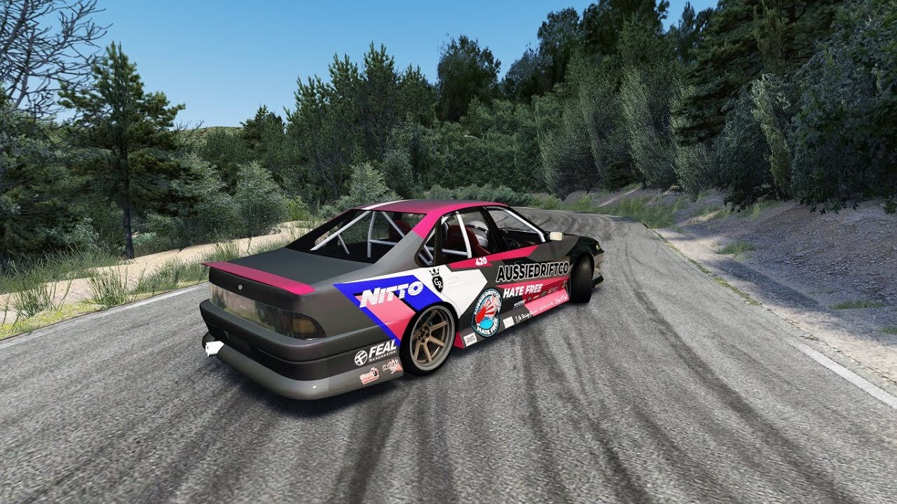 ADC Nissan Cefiro A31 at Ebisu Circuit (Touge Course) | Assetto Corsa ...