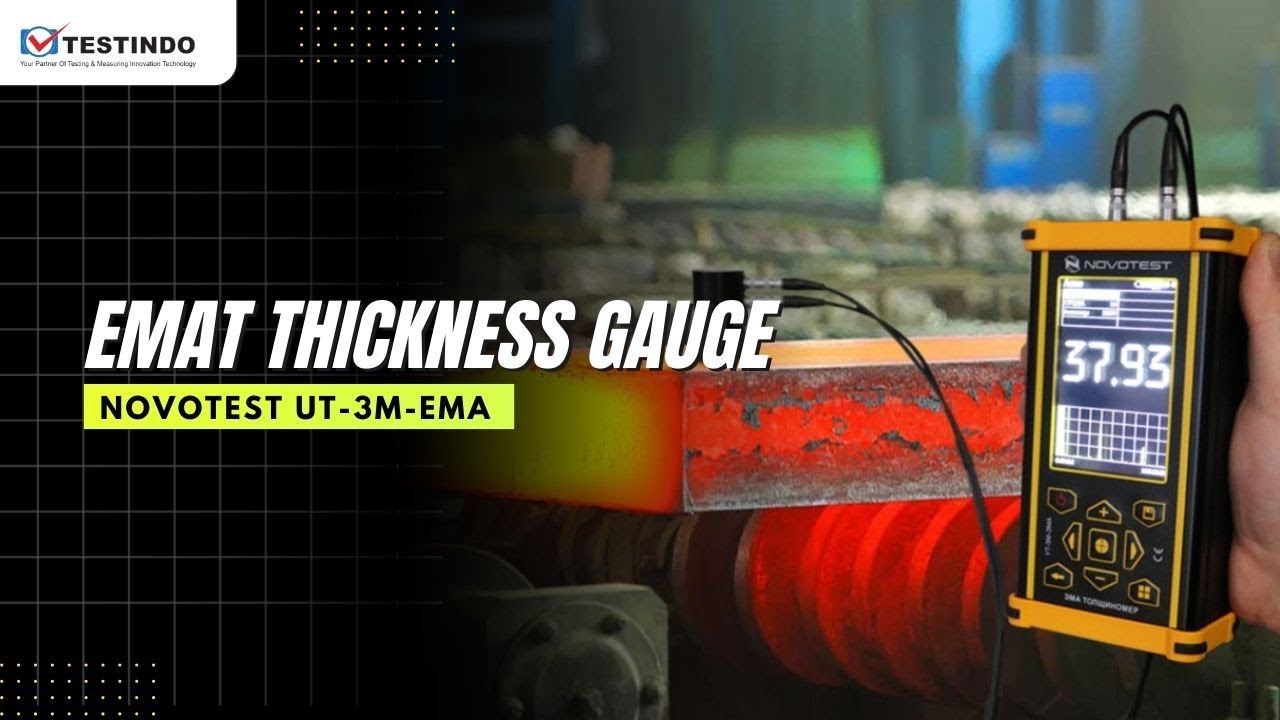EMAT Thickness gauge, Novotest UT-3M-EMA - YouTube