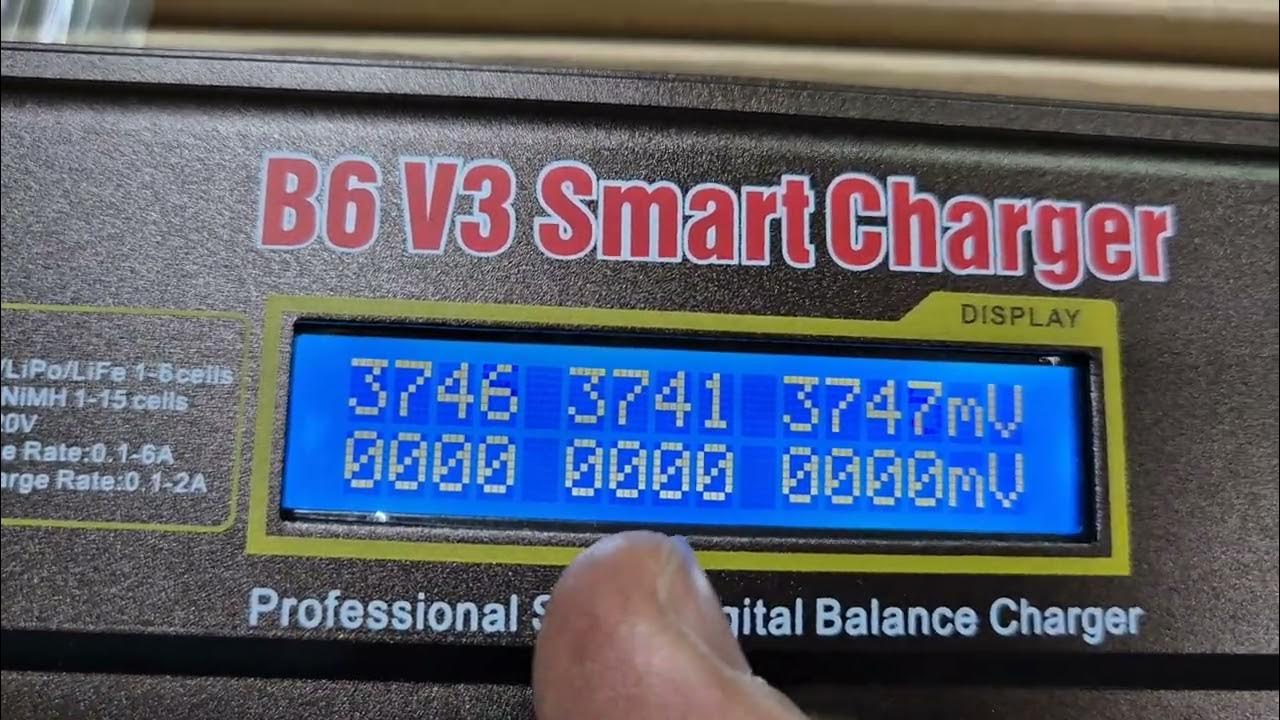 2024년 5월 5일 Lipro 밸런스 충전기 새로운 업그레이드 iMAX B6 V3 충전기 Lipro 디지털 밸런스 충전기 (충전짹+전선포함) - YouTube