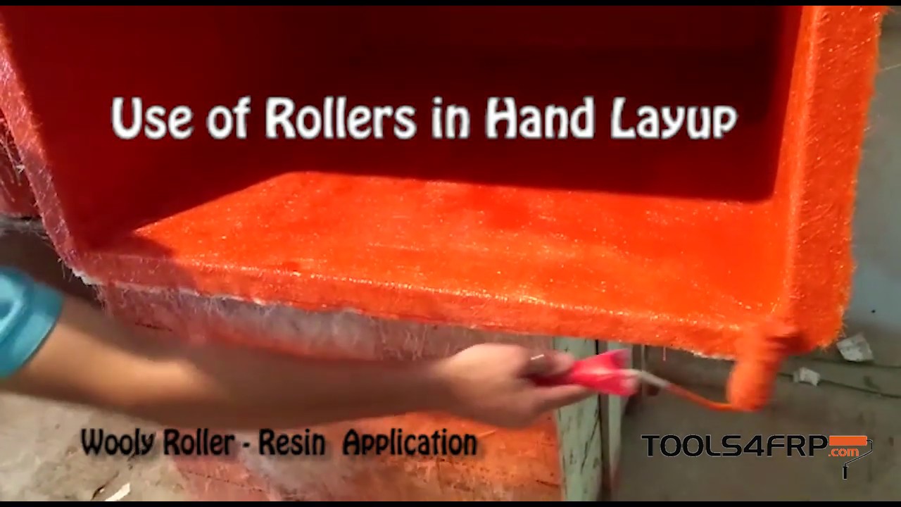 Use of Rollers in Hand Layup - YouTube