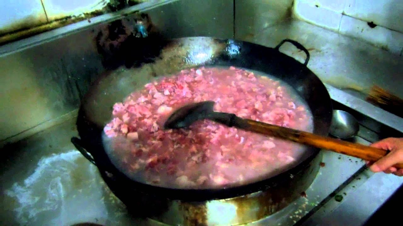 Chinese Food Preparation in the Kitchen Building at Yucai Campus, July ...