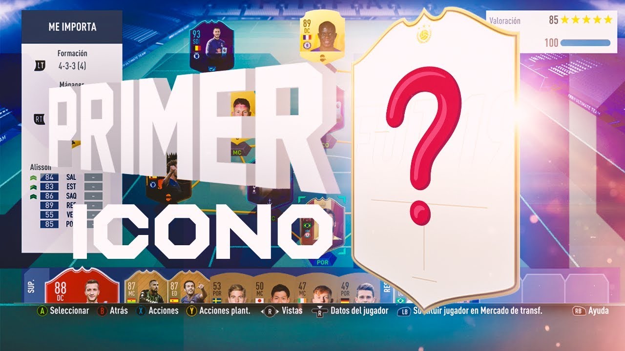 MI PRIMER ICONO !!! FICHAJES TOP PARA LA PLANTILLA DE FUT CHAMPIONS ...