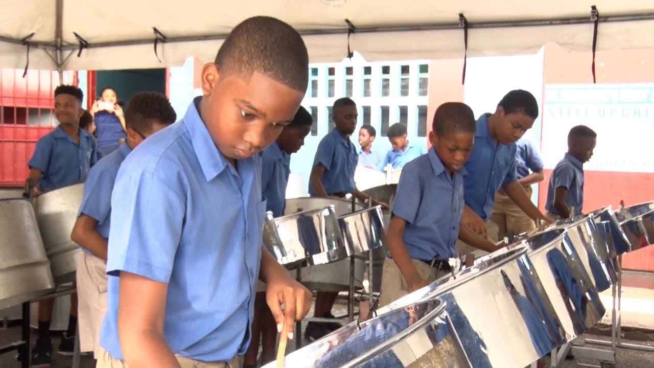 New Steelpans For 12-Time Junior Panorama Champs - YouTube