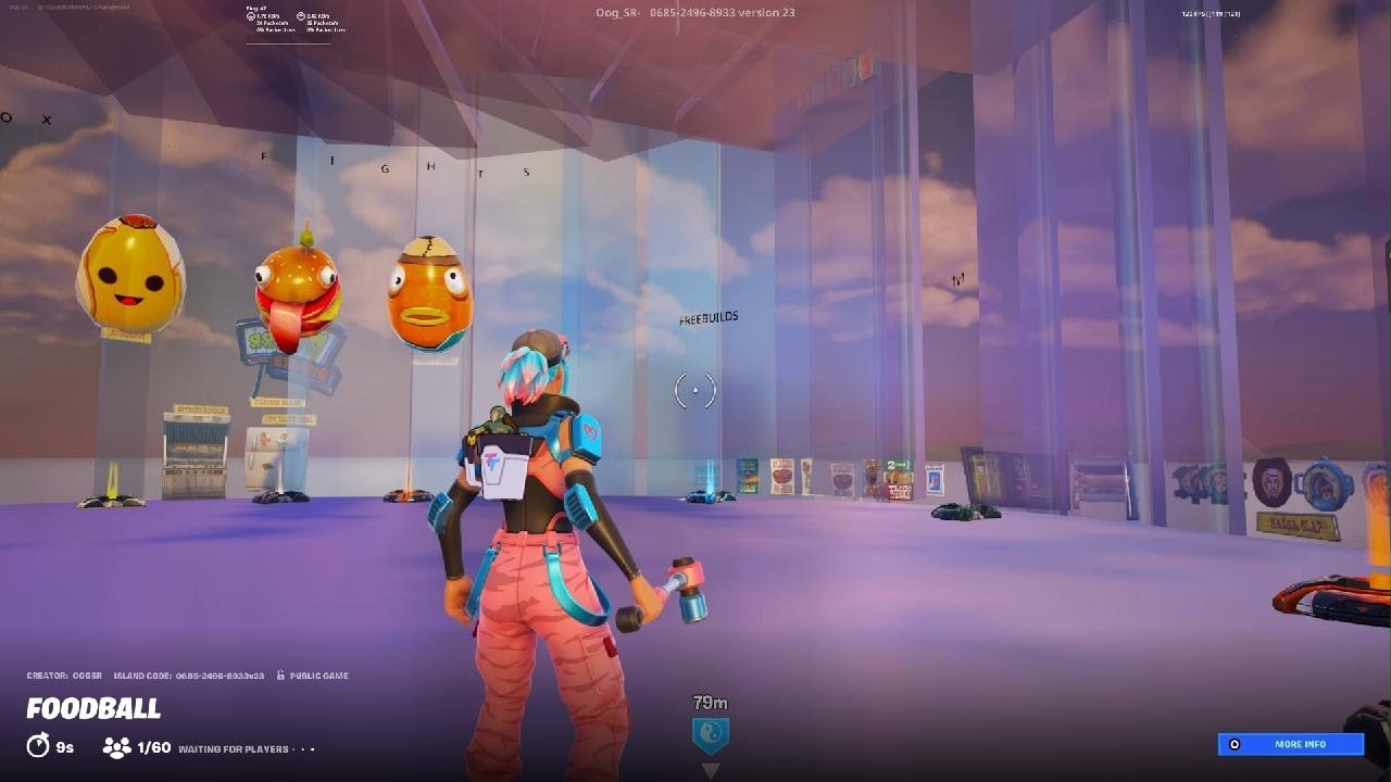 FoodBall round objective (1\60 players) - YouTube