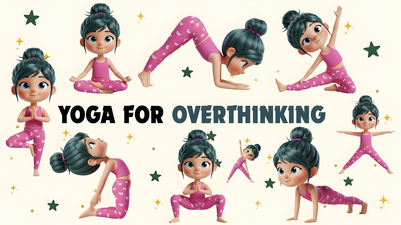 Yoga for Overthinking Kids | Calm Mind & Focus | Kids Yoga for Mental ...
