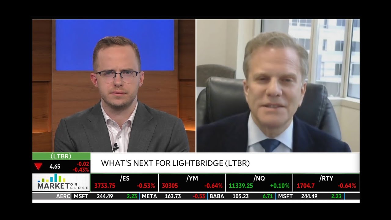 Lightbridge CEO Seth Grae interviewed on TD Ameritrade Network - June ...
