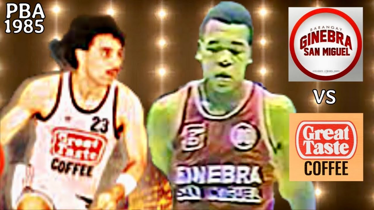 GALAWAN ni MICHAEL HACKETT at RICARDO BROWN sa 3rd Quarter ng GINEBRA vs GREAT TASTE noon PBA ...