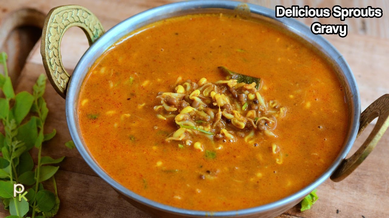 Make your Meals Healthier with Sprouts-Healthy Gravy with Moth Beans ...