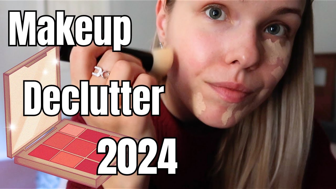 NEW YEAR DECLUTTER CHALLENGE 2024: Makeup Decluttering Motivation & Merit Beauty Review ...