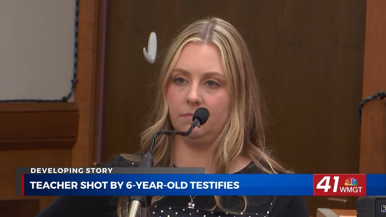 Teacher shot by 6-year-old testifies in $40M lawsuit against school ...