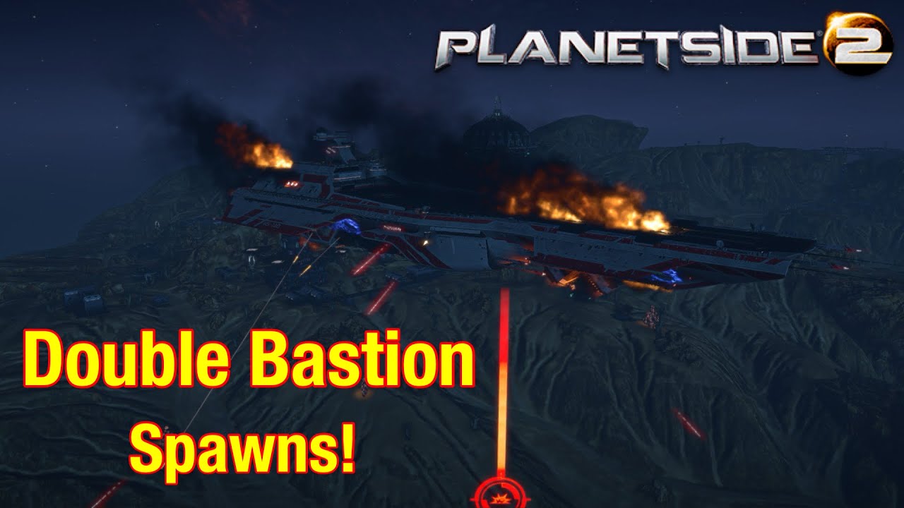 Incredible Double Bastion Spawn! - Planetside 2 Gameplay! - YouTube