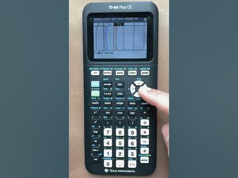 TI 84 - Table Menu (GDC table features explained!) - YouTube