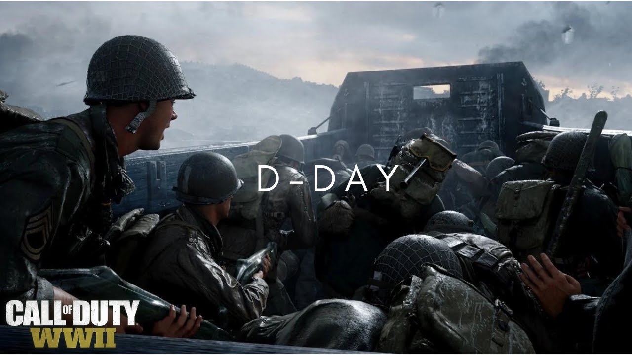 Storming the Beaches at Normandy - Call of Duty WW2 - YouTube