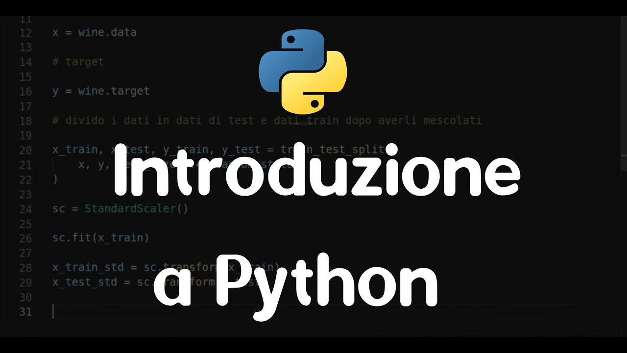 Introduzione a Python - YouTube