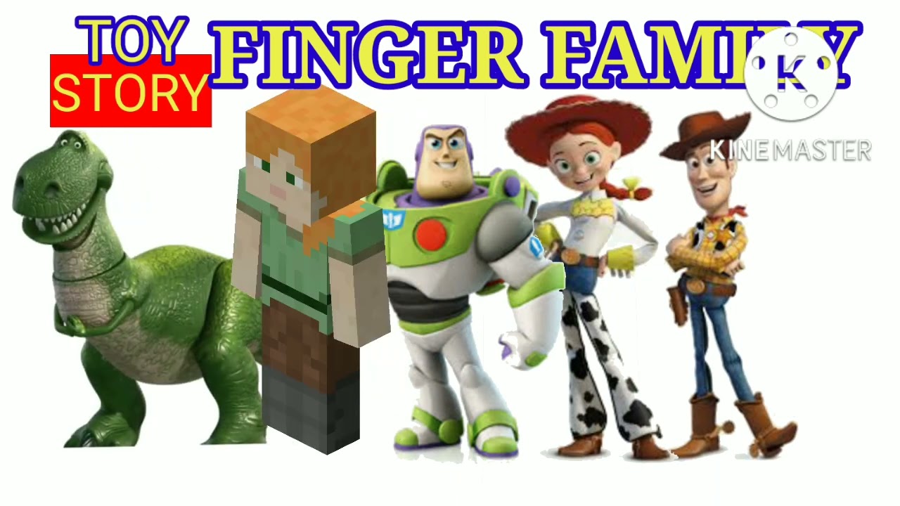 TOY Story Finger Family VS Minecraft Alex As Sammy - YouTube