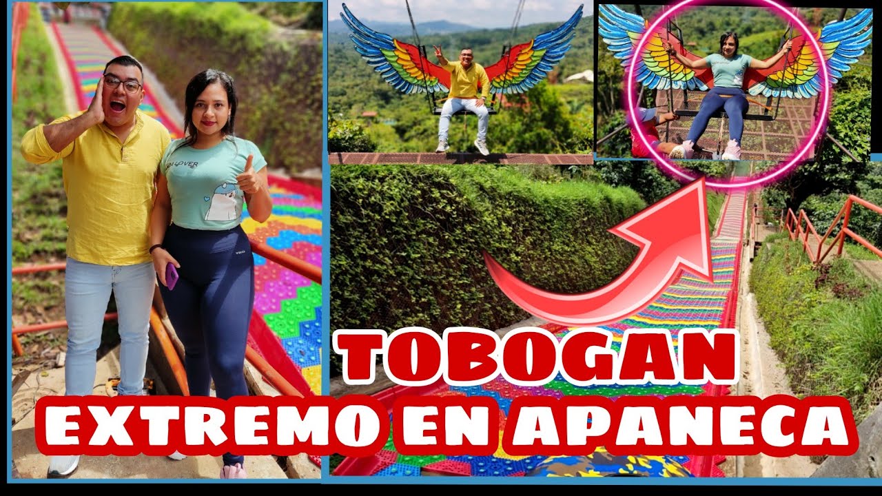 EL TOBOGÁN más GRANDE de El Salvador en APANECA EL SALVADOR - YouTube