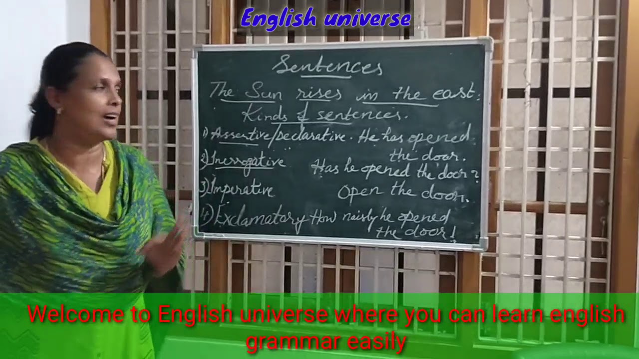 What is a sentence||English Universe - YouTube