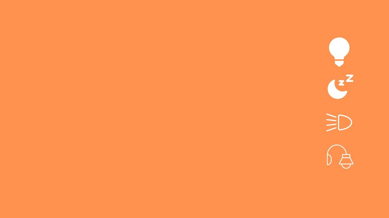 (8H) Sleep Light Orange Screen | Lightning | Background - YouTube