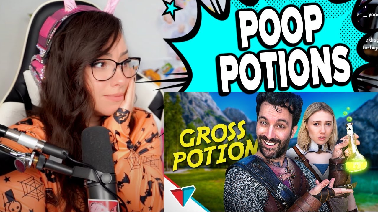 Using disgusting ingredients in a potion REACTION !!! - YouTube