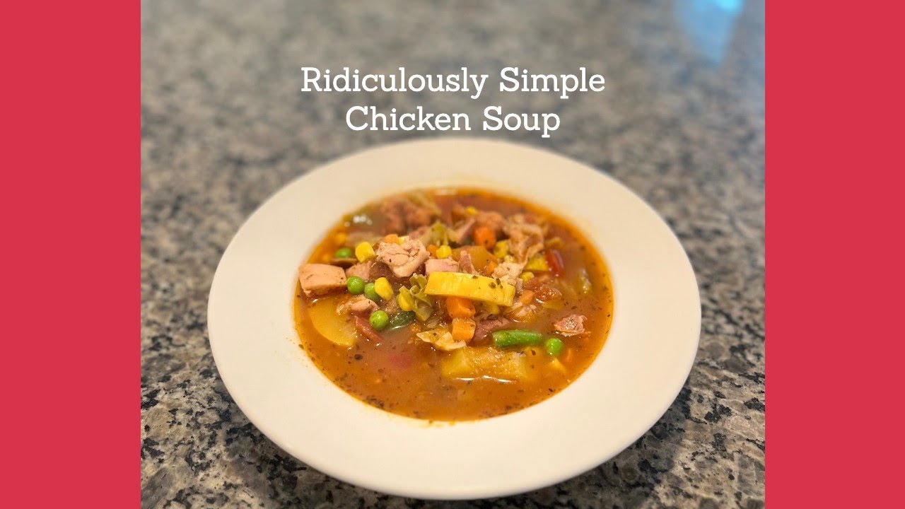 How to Make Ridiculously Easy Smoked Chicken Soup HD 1080p - YouTube