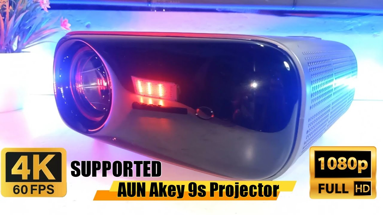 Aun Akey 9s Projector Review || Best 4K 60FPS Supported Projector ...