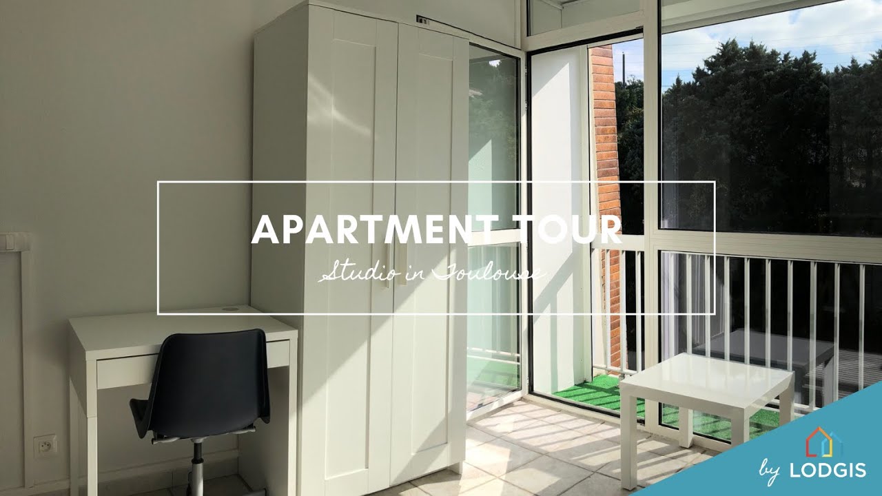 Apartment Tour // Furnished Studio 14m2 in Toulouse – Ref : 1T122634 ...