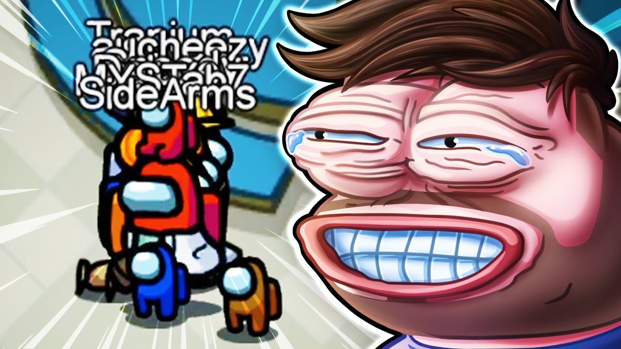 The Whole Lobby Stacked in Among Us! - YouTube