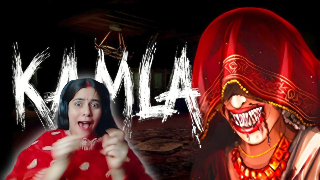 MOMO Plays KAMLA Indian Horror Game With Face Cam - YouTube