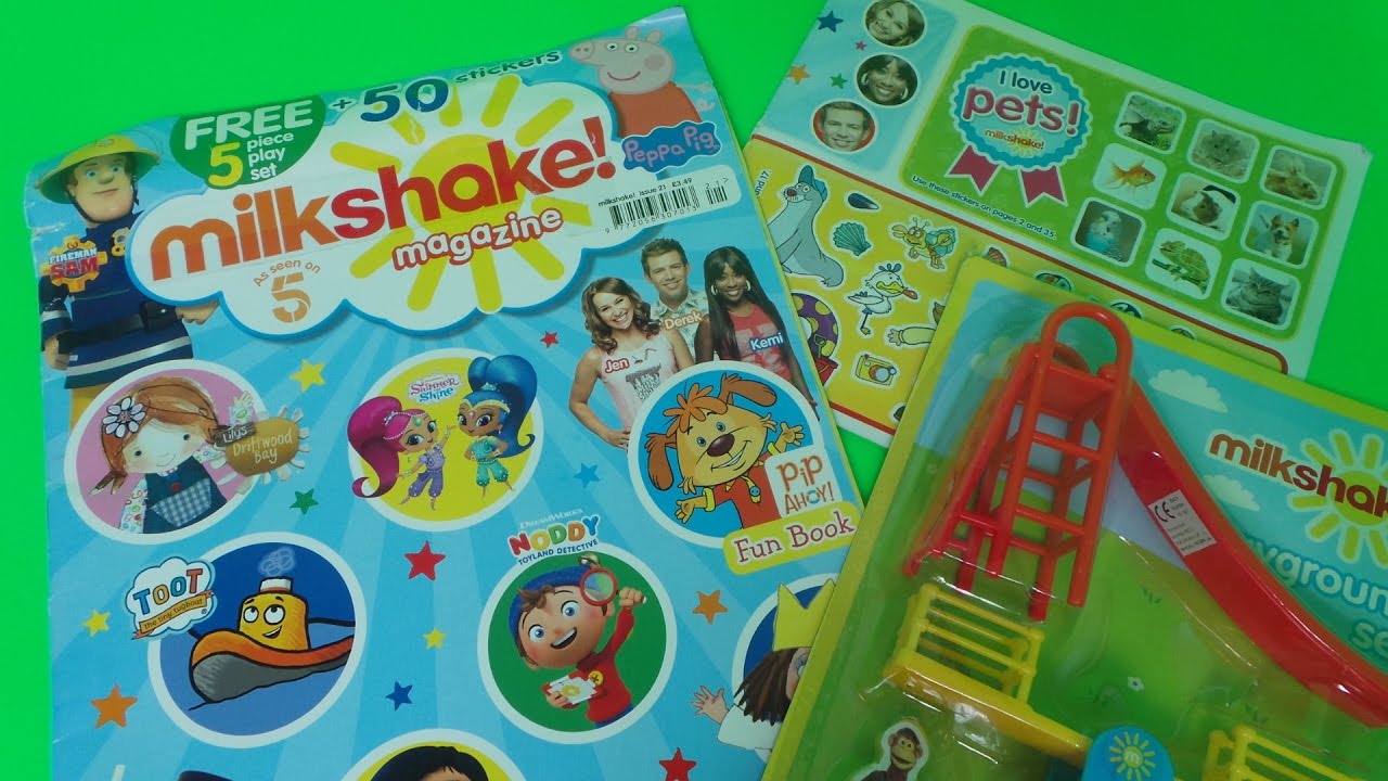 Milkshake! Magazine + Peppa Pig Fireman Sam Bob the Builder, Wissper ...