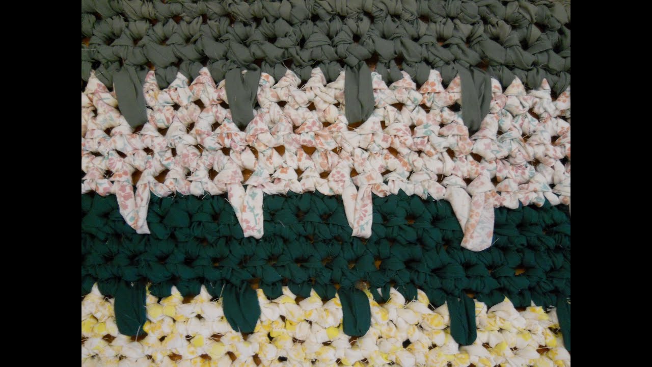 Cool Rag Rug Drop Stitch SUPER EASY #Shorts - YouTube