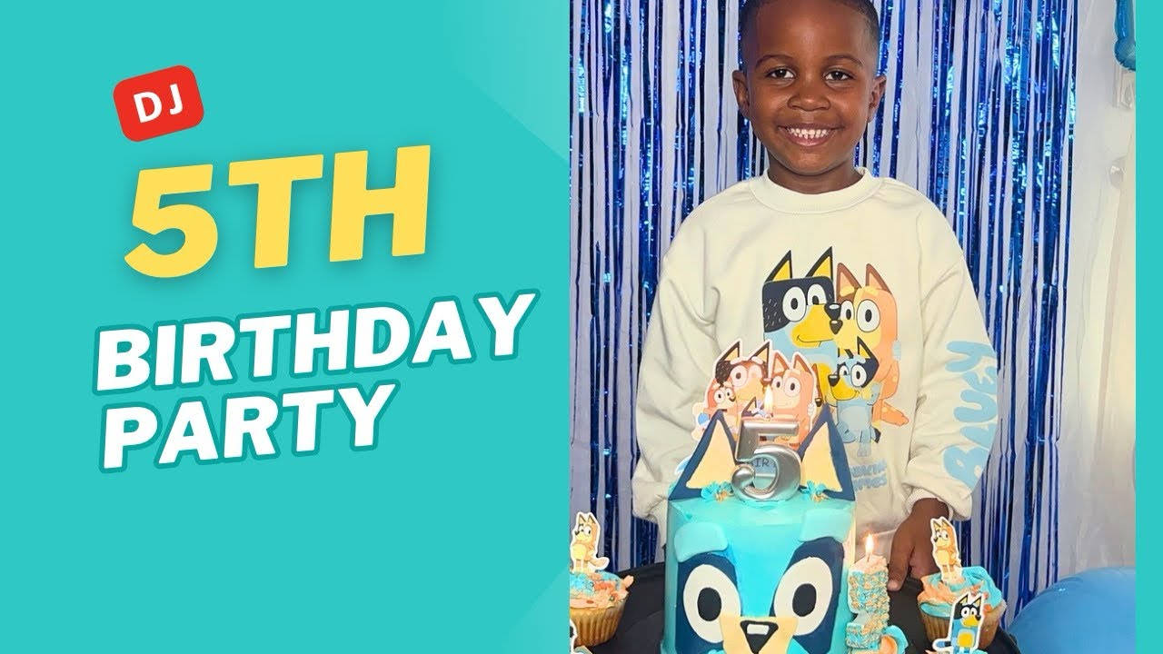 DJ Birthday Party: Bluey Themed Party - YouTube