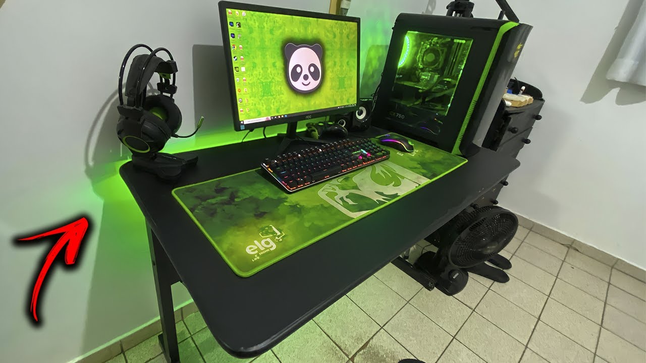 COLOQUEI LED NO MEU SETUP GAMER!(FICOU LINDO) - YouTube
