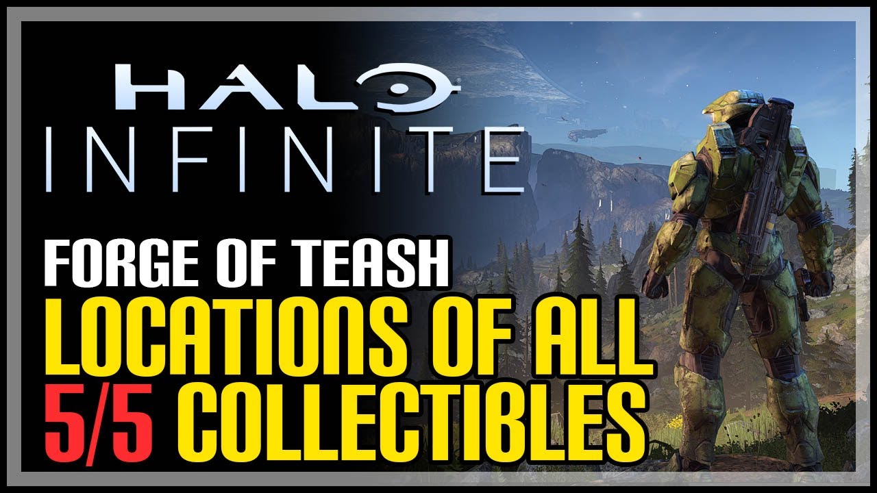 Forge of Teash All Collectibles Halo Infinite - YouTube