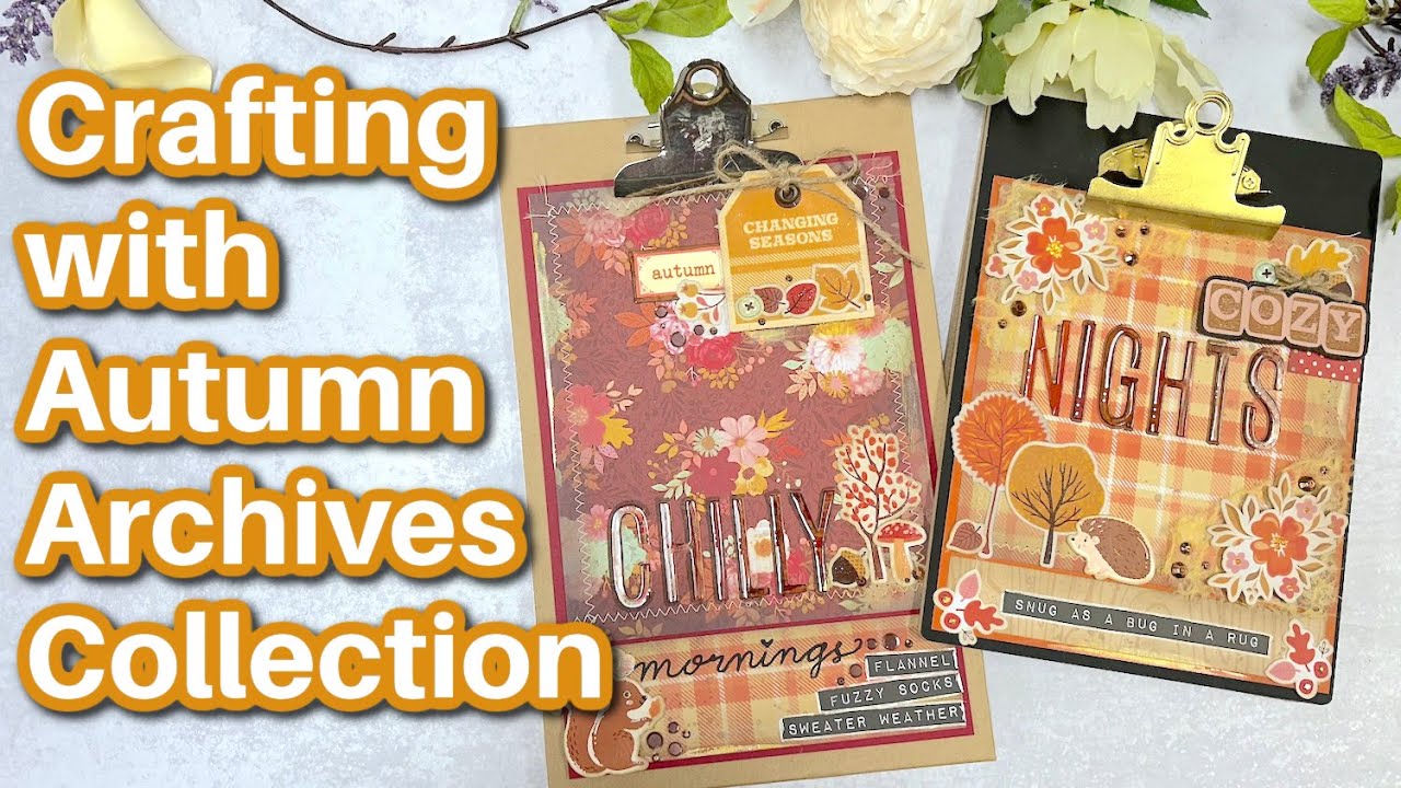 Chilly and Cozy Paper Crafting - YouTube