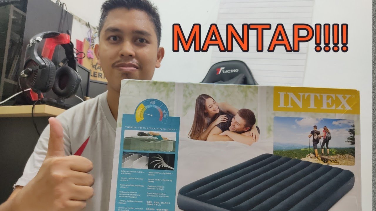 Unboxing & Review Tilam Angin Untuk Camping - YouTube