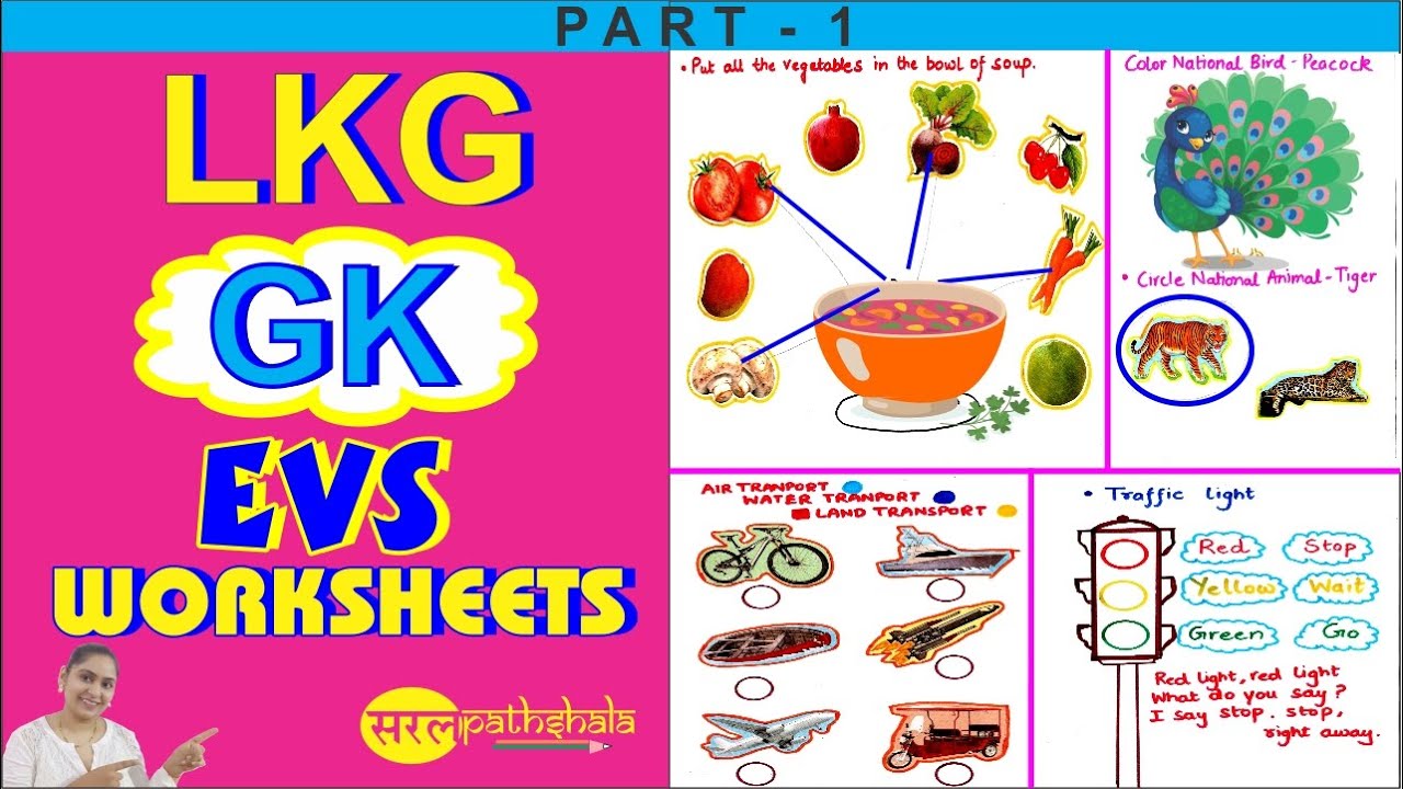 LKG GK worksheet I EVS worksheet LKG I LKG GK syllabus IJunior KG GK ...