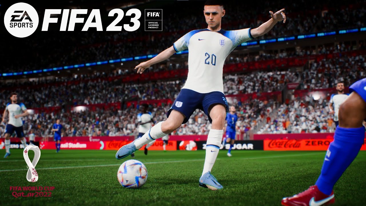 England vs USA | FIFA 23 Gameplay | FIFA World Cup 2022 Matchday 2 ...