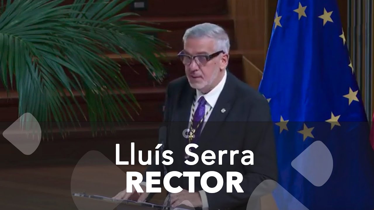 Lluís Serra toma posesión como rector de la ULPGC - YouTube