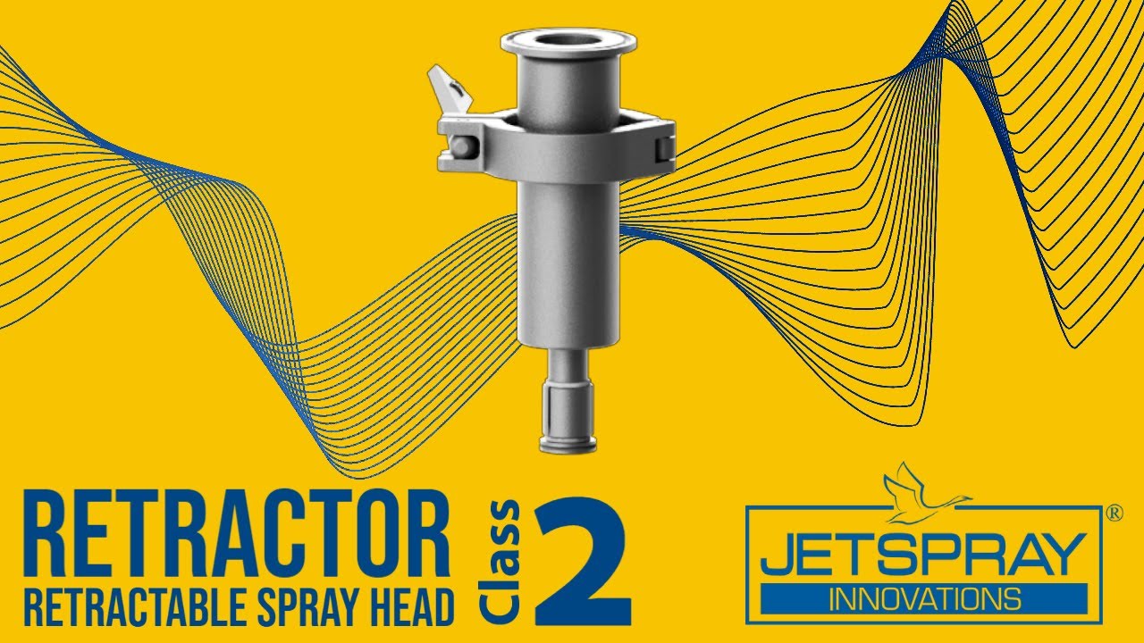 JETSPRAY® Retractable Spray Ball | SS 316L | Process Tank Cleaning ...