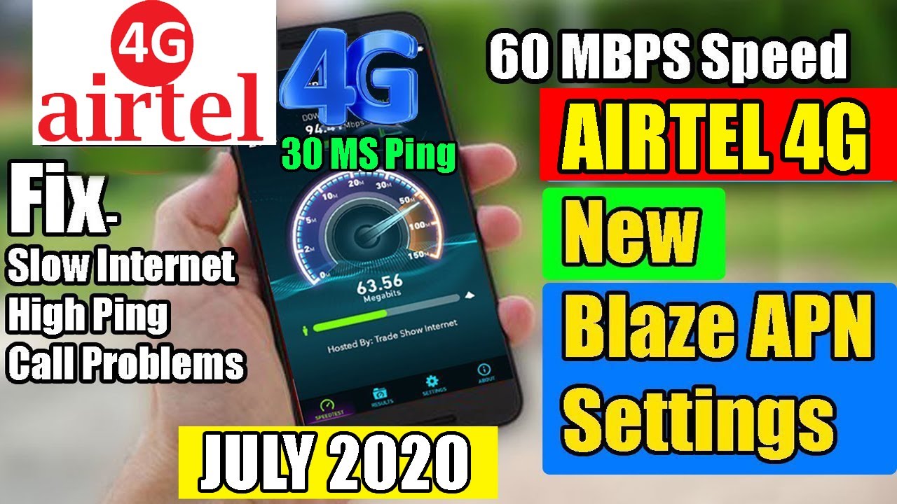 Airtel APN Settings 4G 2020 | Airtel Internet Settings for Network ...