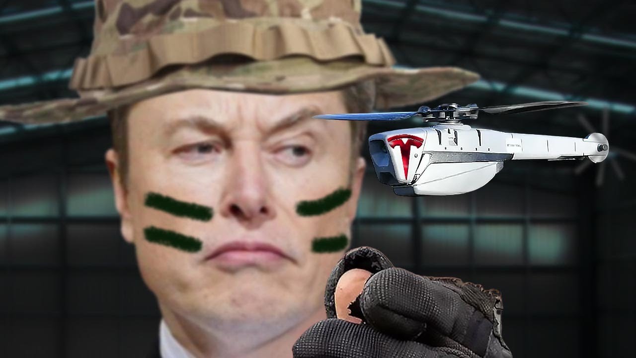 Elon Musk MOSTRÓ Un Dron Nano Tesla de $200,000 Contra Rusia - YouTube